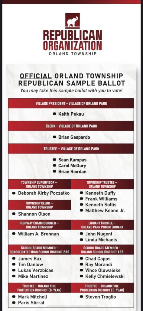 CANDIDATES – Cook County Republican Party